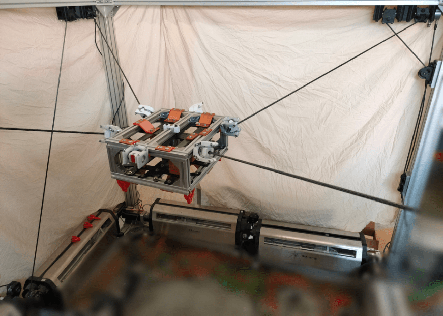 Manipulation of large plates with Underactuated cable-driven parallel ...